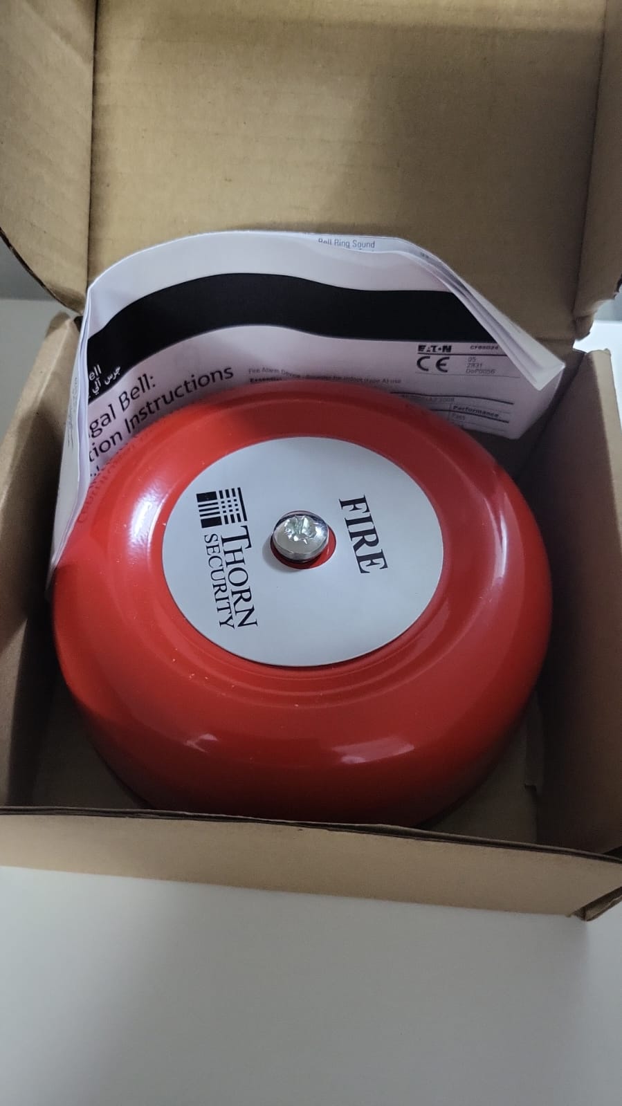 Thorn Security 576.501.022.T Fire Alarm Bell / 6" Motorised Bell Red ...